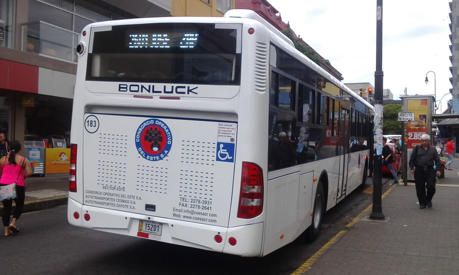 ¡Prepárese! Tarifas de autobús subirán entre ₡5 y ₡370 - CRC 891