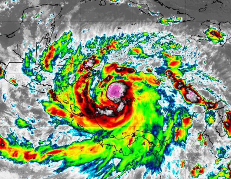 Julia se convierte en el huracán 23° en golpear tierra nicaragüense ... Julia se convierte en el huracán 23° en golpear tierra nicaragüense ...