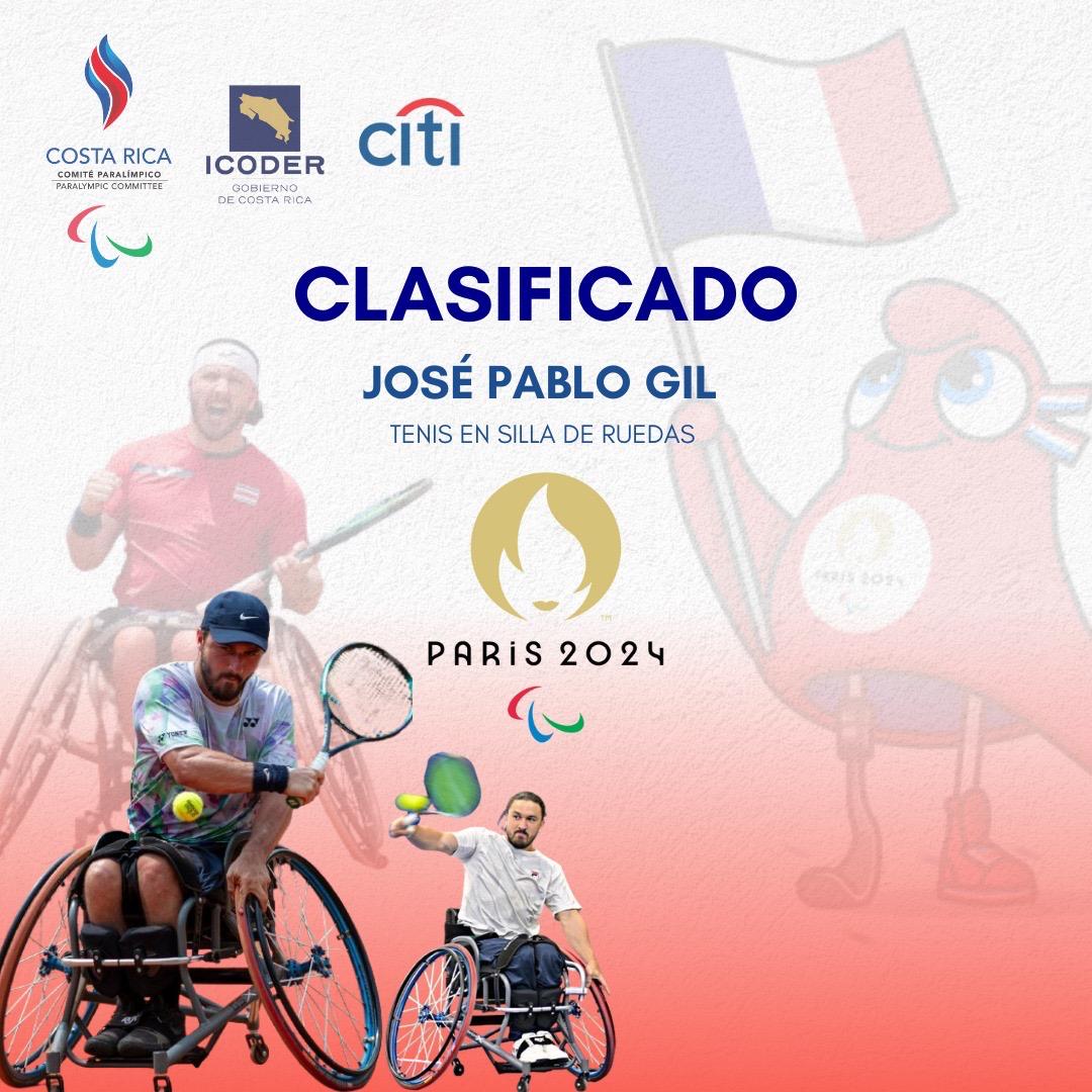 José Pablo Gil estará en los Juegos Paralímpicos de París 2024 - CRC 891