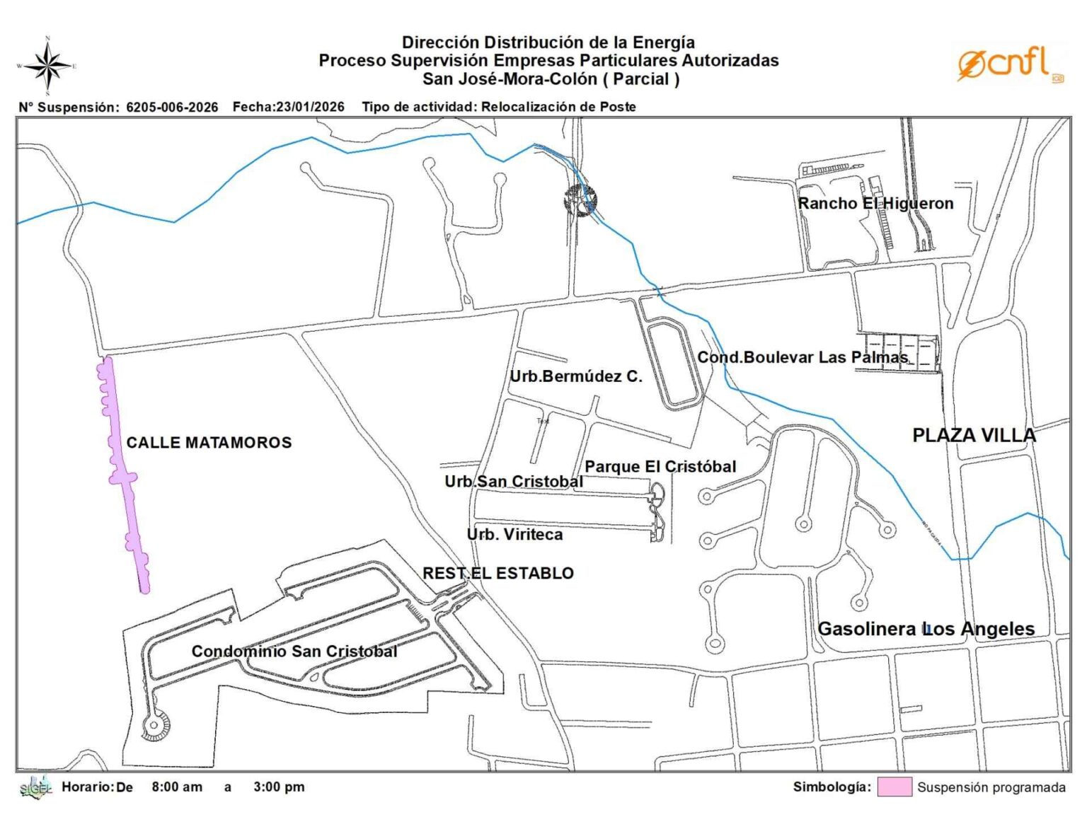 ¡Tome nota! Vecinos de San José y Heredia tendrán suspensión del ...